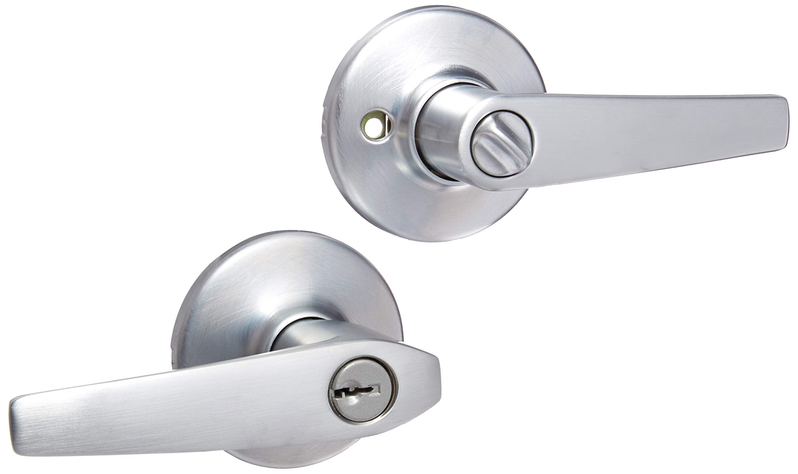 Kwikset Delta Entry Door Handle with Lock and Key, Secure Keyed ...