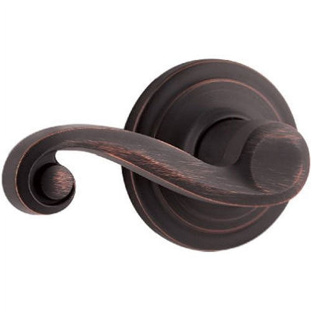 Kwikset Lido Passage Door Lever, Venetian Bronze Finish, Adjustable ...