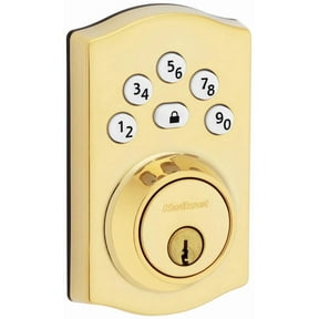 Kwikset - Powerbolt 250 - Satin Nickel Deadbolt with 10-Button Keypad ...