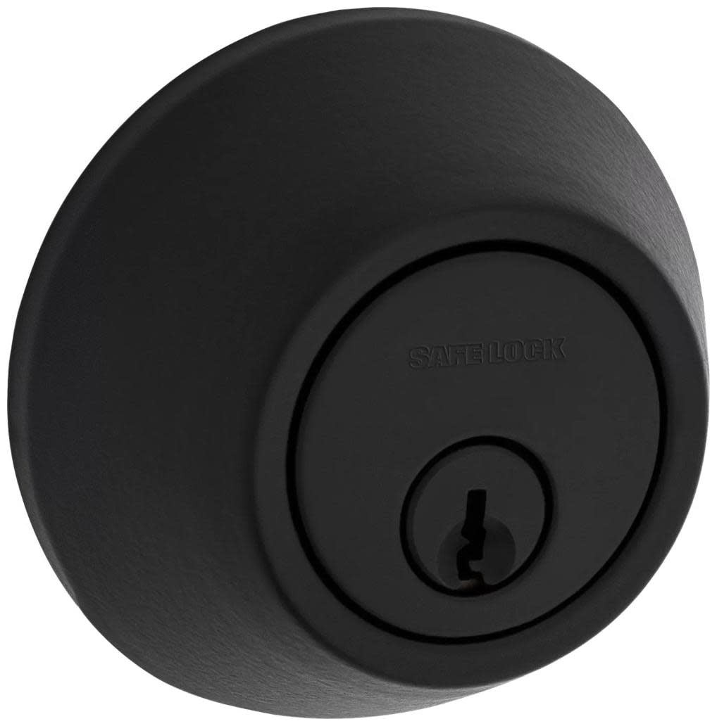 Kwikset SD9100 Safe Lock Single Cylinder Keyed Entry Deadbolt - Matte ...