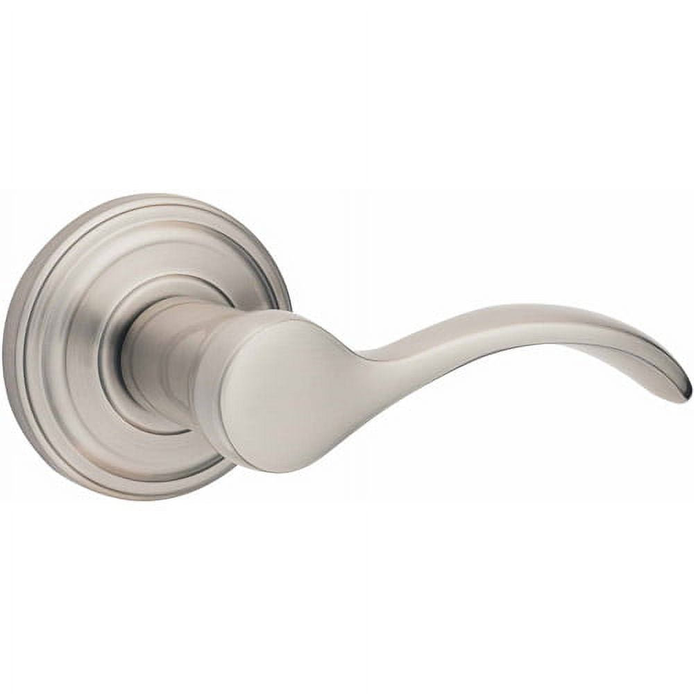 Kwikset Satin Nickel Brooklane Passage Lever - Walmart.com