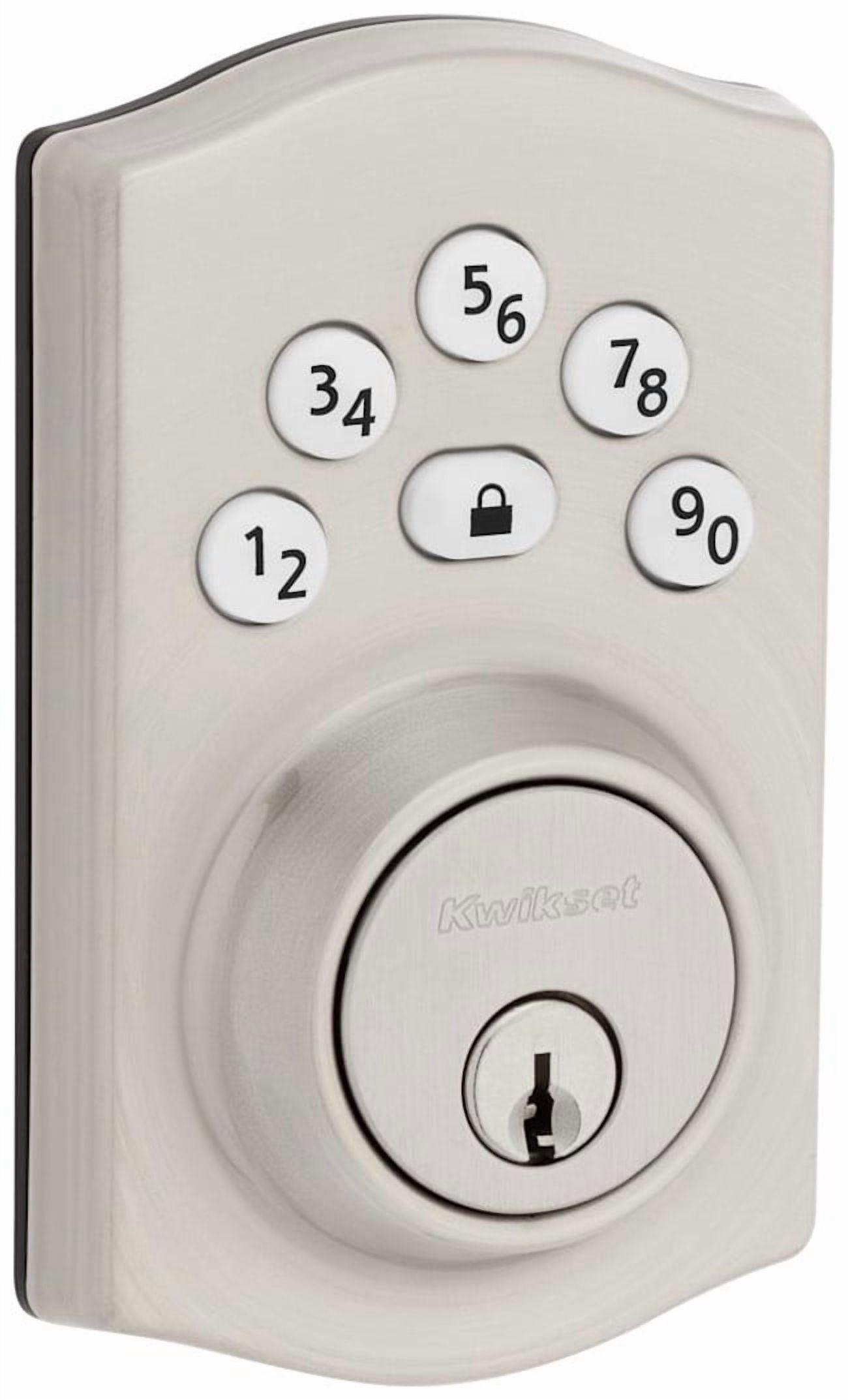 Kwikset Satin Nickel Metal Electronic Keypad Entry Lock - Walmart.com