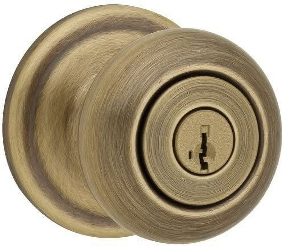 Kwikset Signature Series 97402-735 Antique Brass Juno Smartkey Entry ...