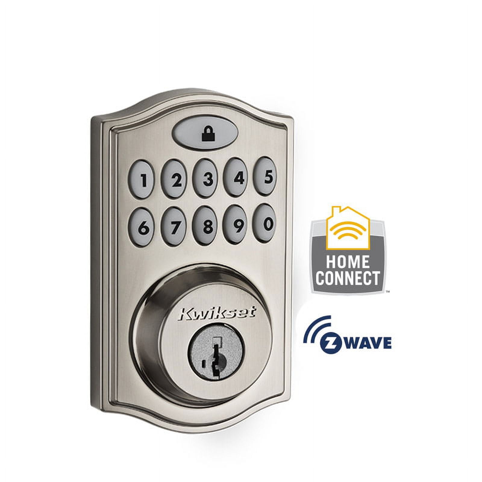 Kwikset Traditional Smartcode in Satin Nickel - Walmart.com