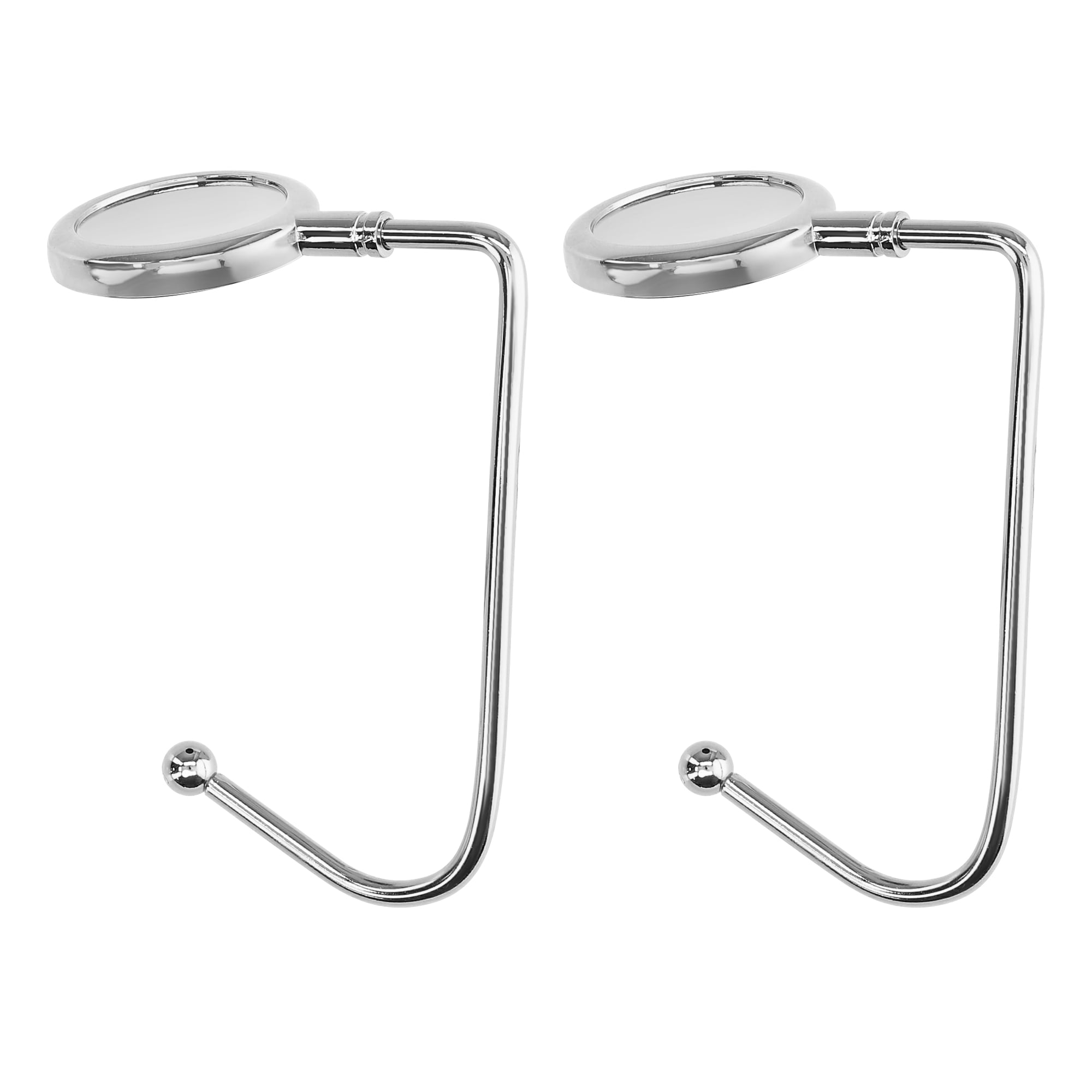 Kwmobile Set of 2 Metal Purse Hooks for Tables - Handbag Holder Hand ...