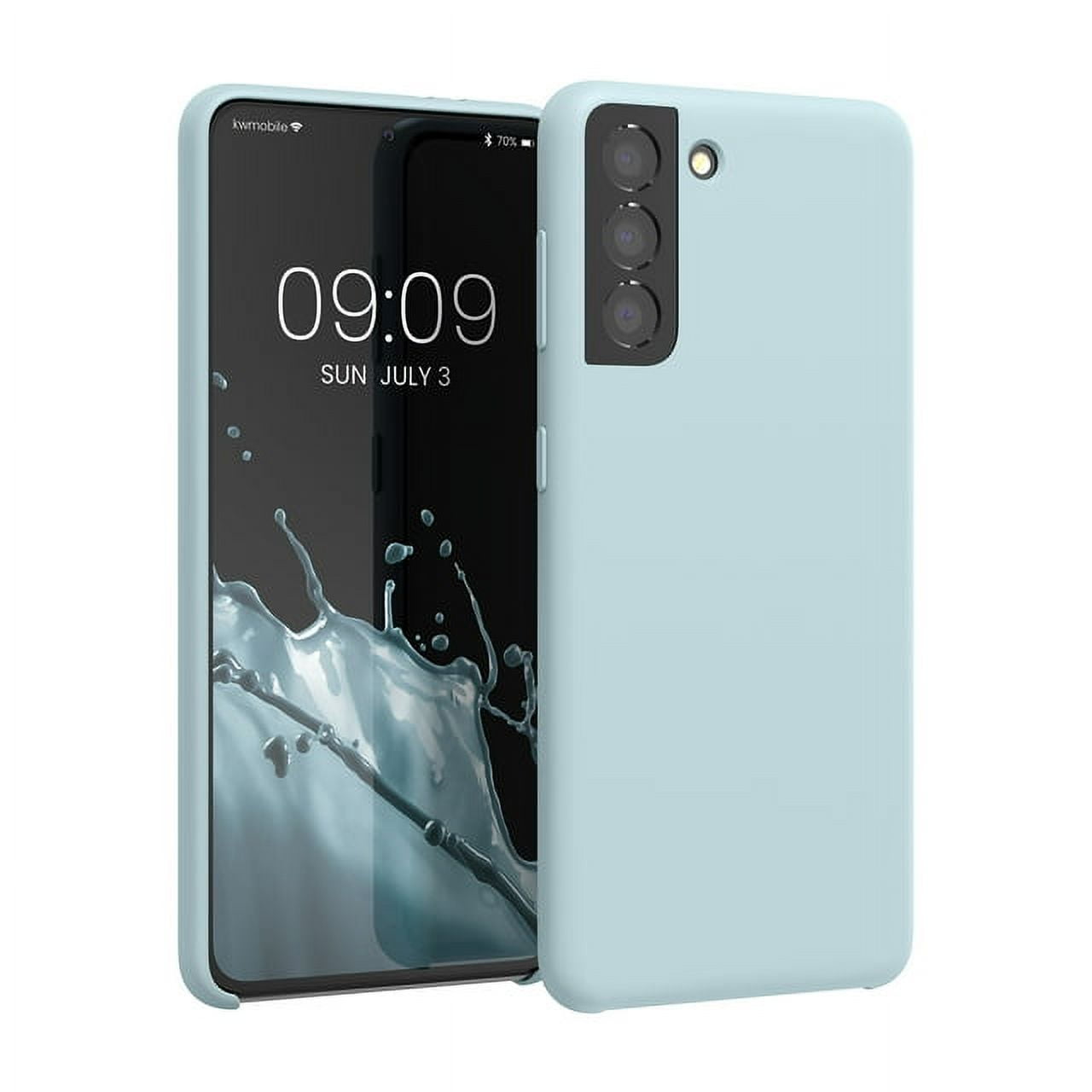 (2 pack) Kwmobile Soft TPU Case for Samsung Galaxy S21 - Cool Mint ...