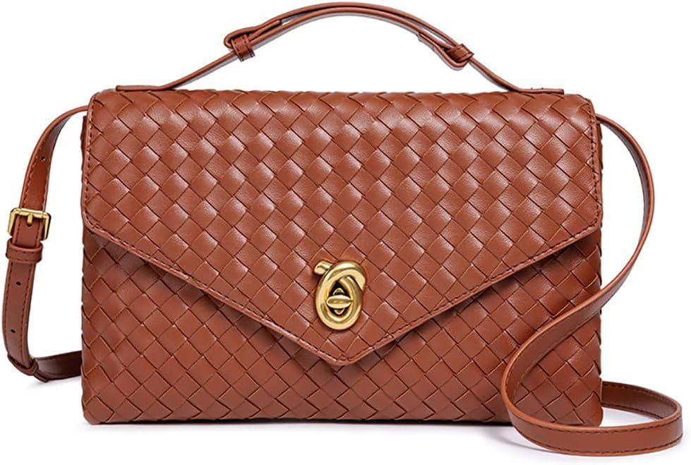 Kwuty Woven Bags for Women Clutch Bag Cross Body Bag Trendy Totes Hobo ...