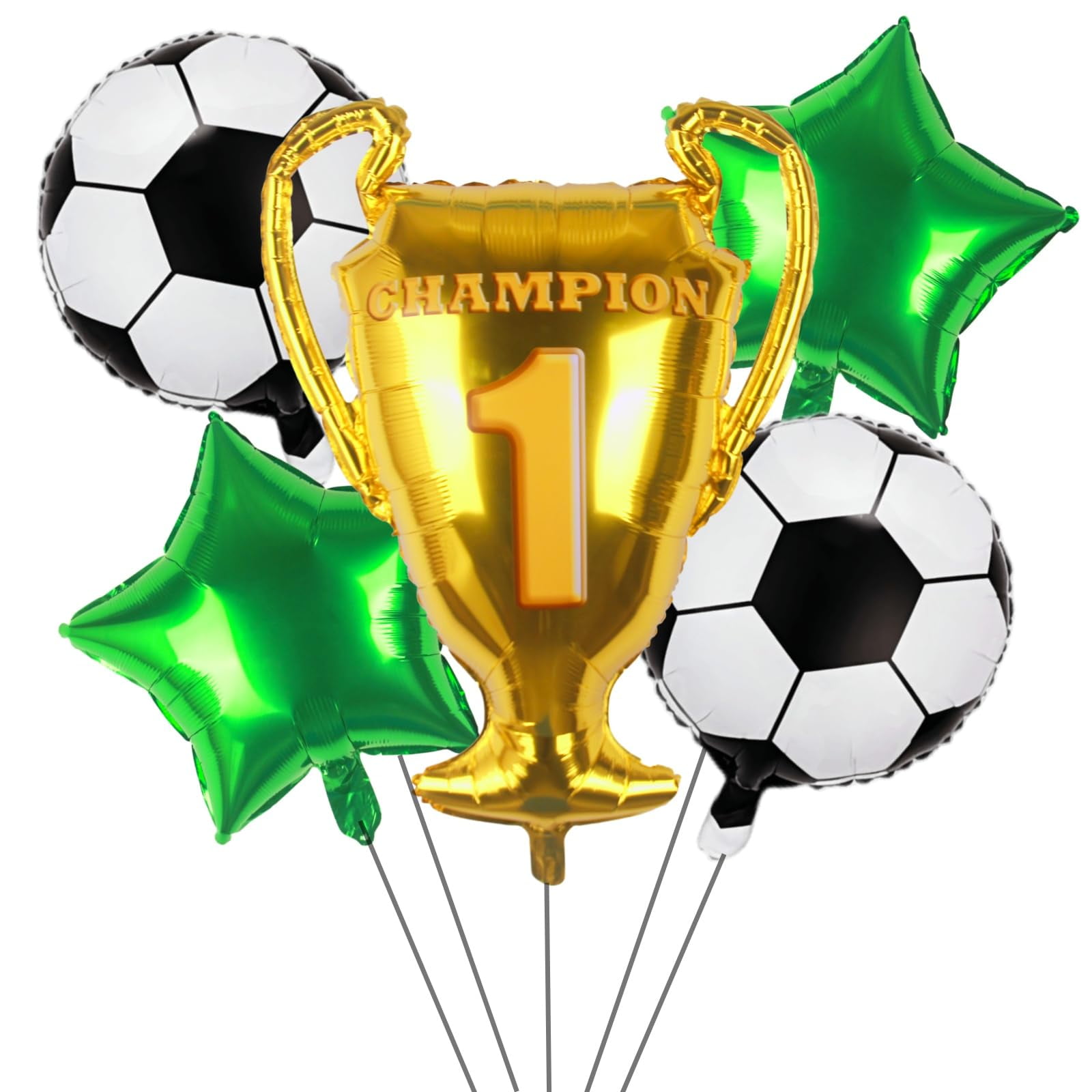 Kwuz Soccer Balloons Championship SSF20 Trophy Balloon, 32 Gold ...