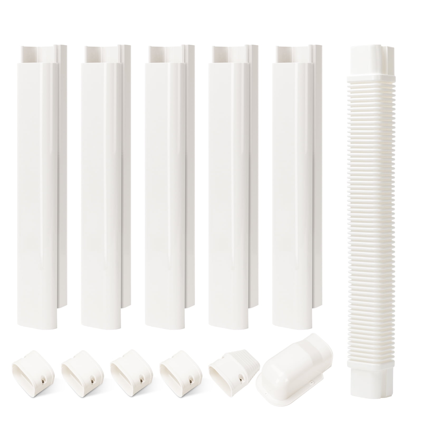 "Kxuhivc Slim Line Set Cover Kit 3""W 9ft L for Mini Split AC & Heat ...