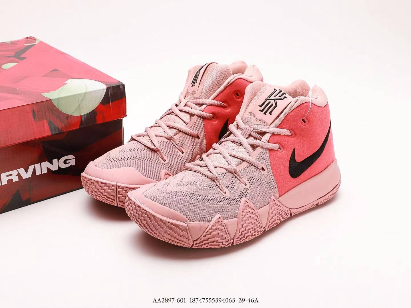 Ky-rie Low 4 generation casual basketball sneakers, pink color is very ...