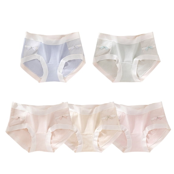 KyCheLot Big Girls Underwear 5 Pack Soft Comfort Cotton Seamless ...