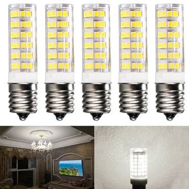 2 Pack OHLGT E17 LED Bulb Microwave Oven Light Bulb Dimmable 5 Watt ...