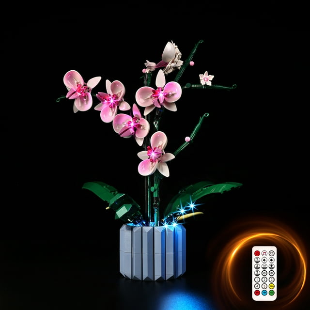 Kyglaring LED Lighting Kit Only Lights Set Designed for Lego Orchid ...