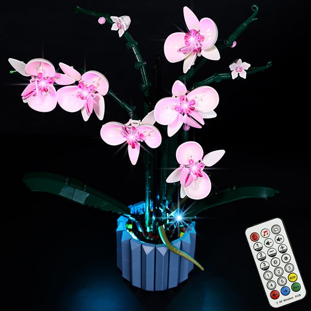 Kyglaring LED Lighting Kit Only Lights Set Designed for Lego Orchid ...