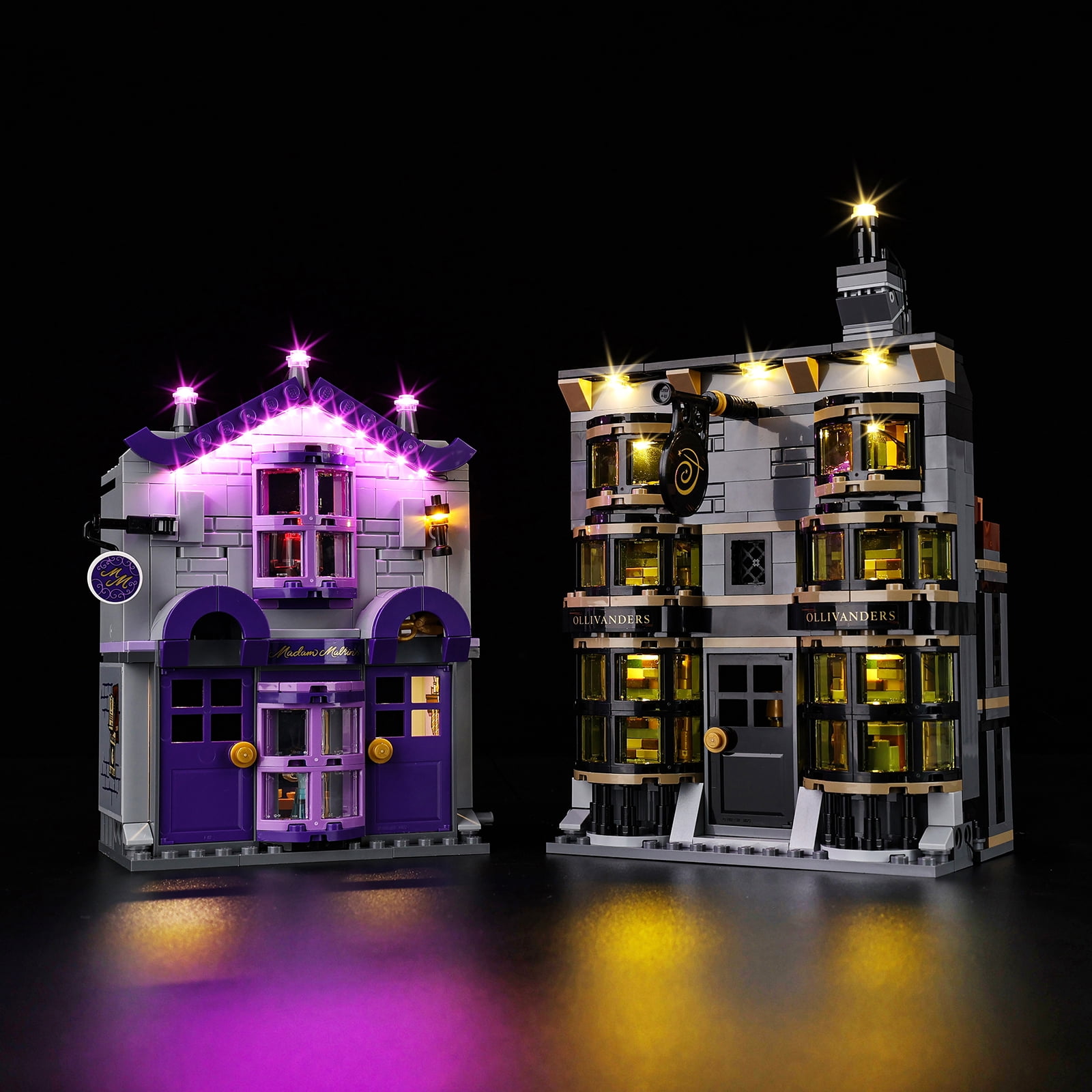 Kyglaring LED Lighting Kit for Lego 76439 Ollivander & Madam Malkin's ...