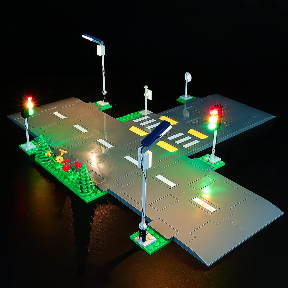 Kyglaring LED Lighting Kit for Lego City Road Plates and Lights Set ...
