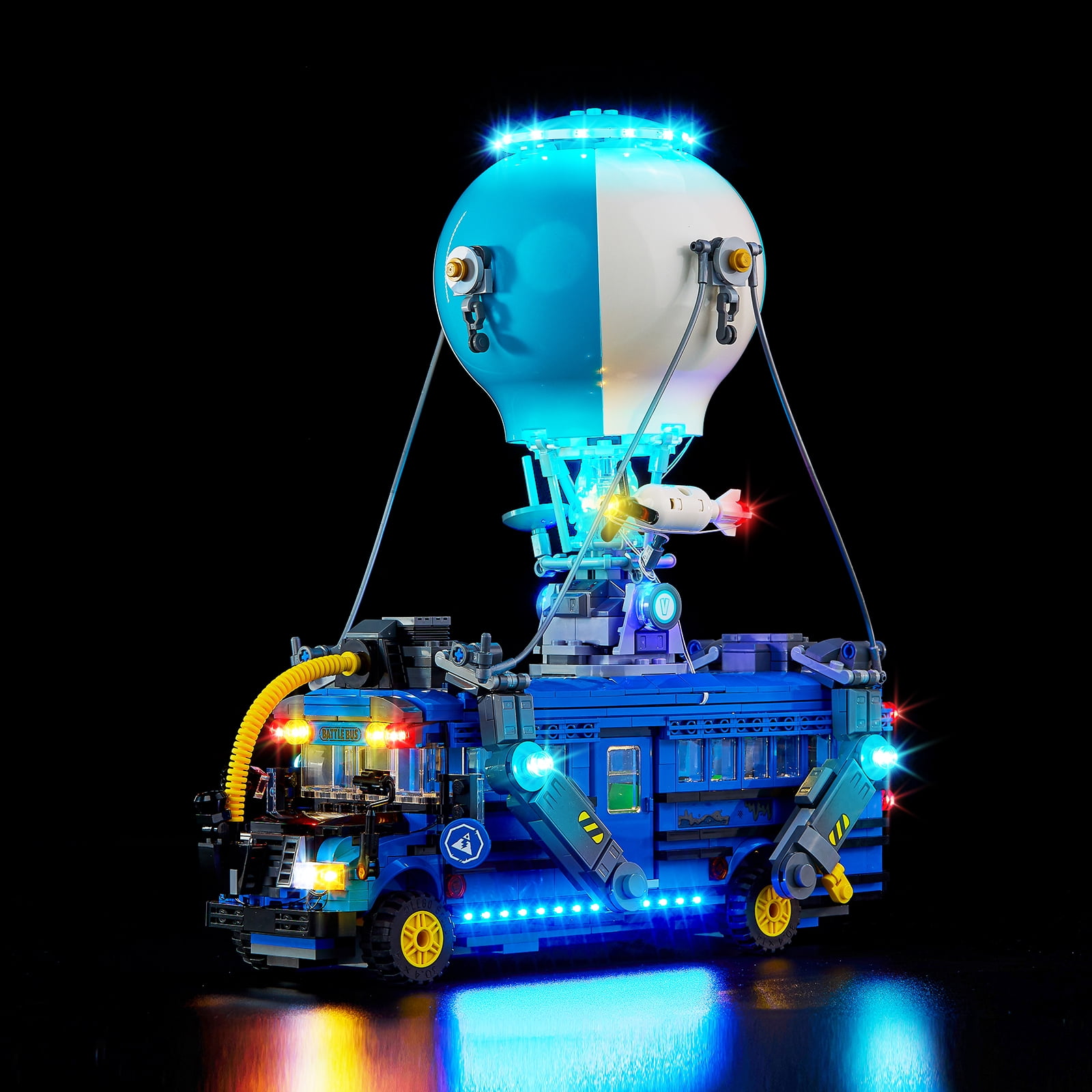 Kyglaring LED Lighting Kit for Lego Fortnite Battle Bus Model Set ...