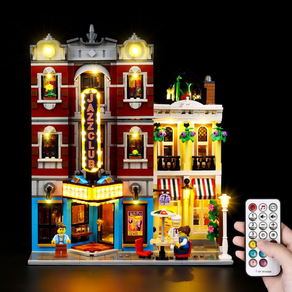 Kyglaring LED Lighting Diy Kit for Lego Icons Jazz Club 10312 Building ...