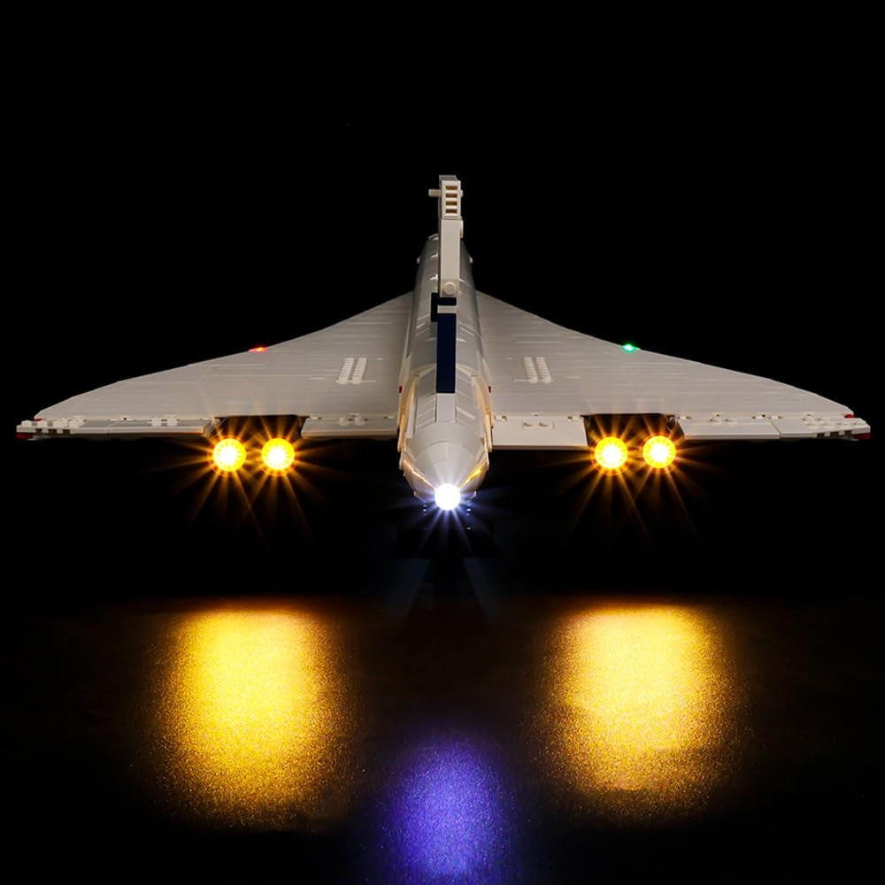BrickSoul Led Light Kit for Lego Icons Airbus Concorde 10318 Building ...