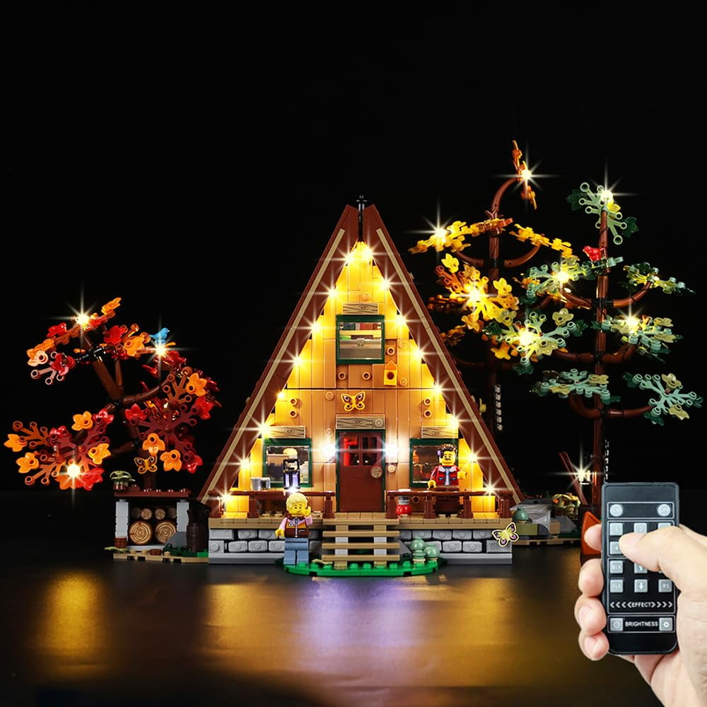 Kyglaring Led Lighting Kit for Lego A-Frame Cabin 21338 Model Building ...