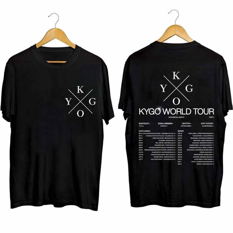 Kygo World Tour 2024 Shirt, DJ Kygo Fan Shirt, DJ Kygo 2024 Concert ...