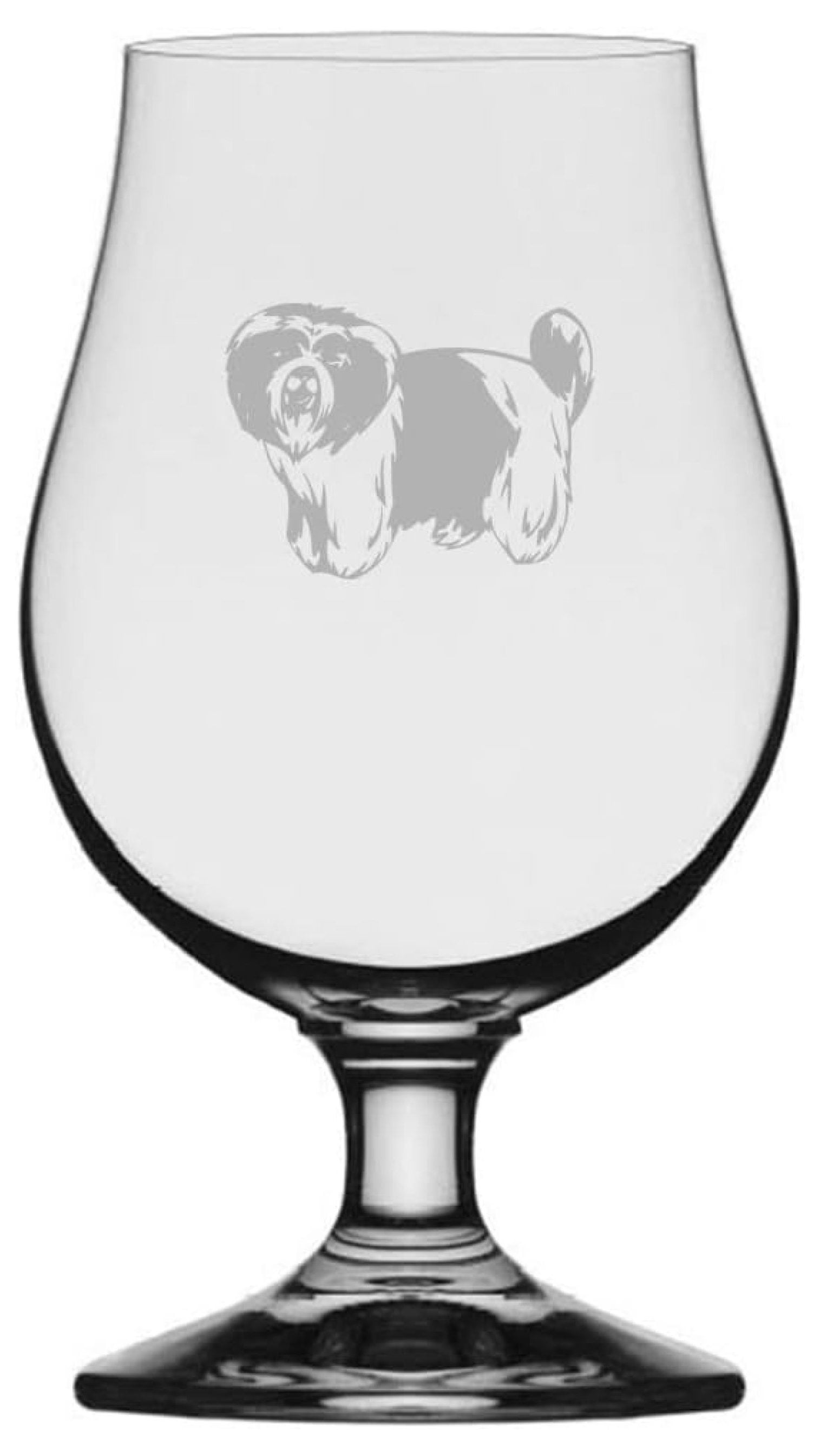Kyi Leo Dog Themed Etched 13.25oz Iona Beer Glass - Walmart.com