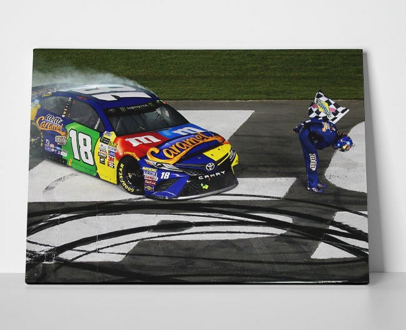 Kyle Busch Poster or Wrapped Canvas - Walmart.com