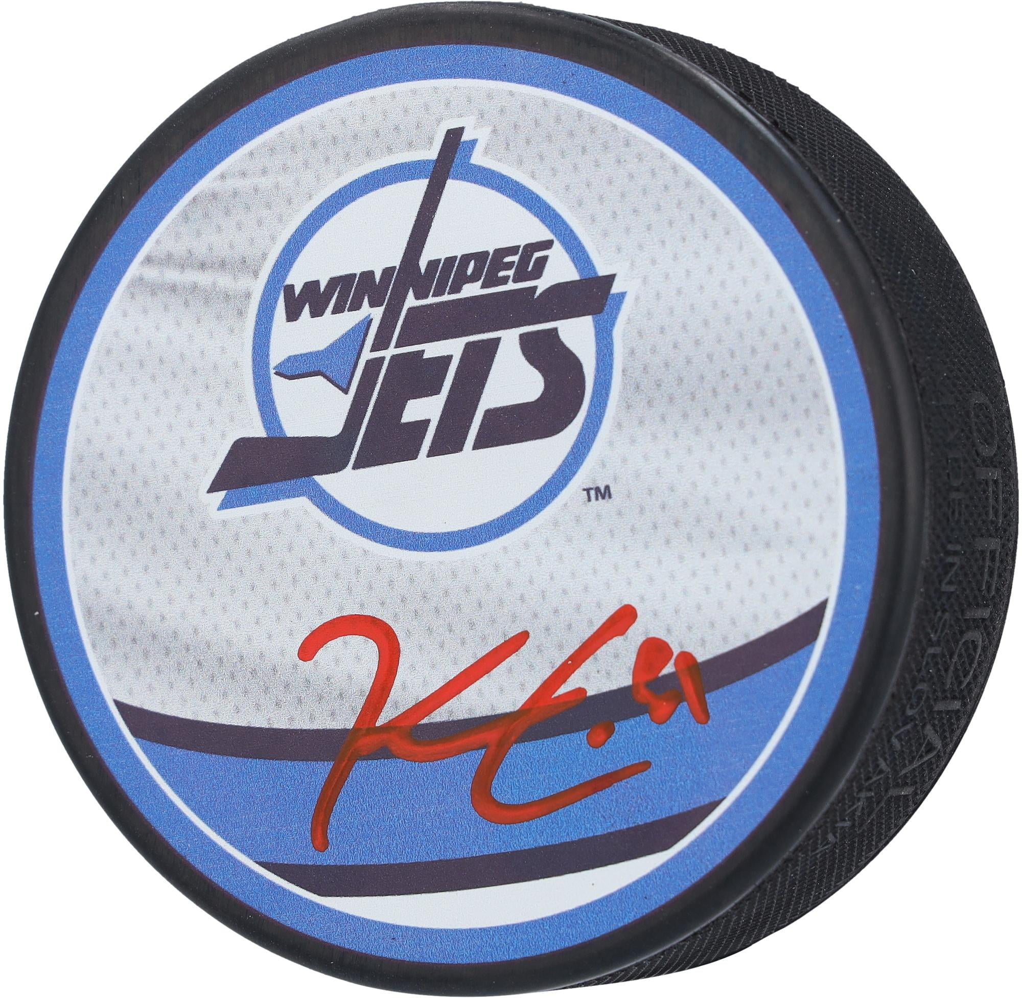 Kyle Connor Winnipeg Jets Autographed 2022-23 Reverse Retro Hockey Puck ...