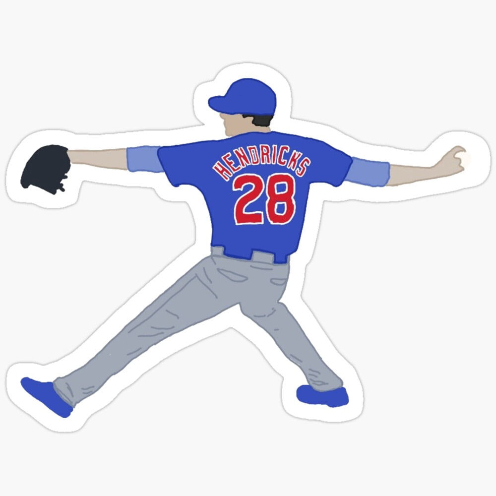 Kyle Hendricks Sticker Baseball Sticker, Football Sticker, Basketball ...