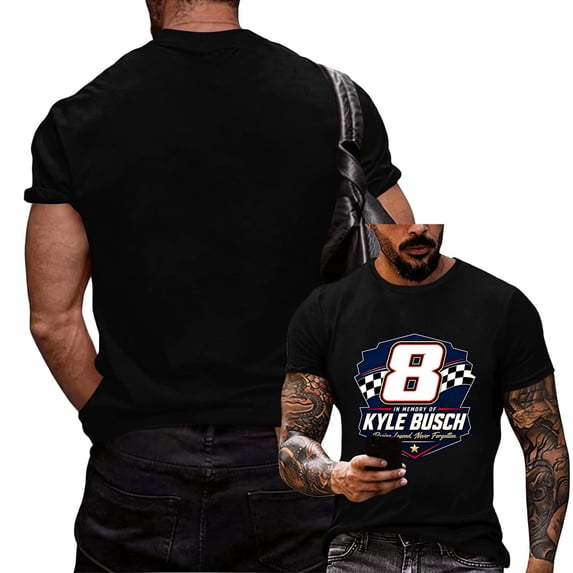 Kyle Memorial Style Short Sleeve Tee Final Lap Racing Legend Number 8 ...