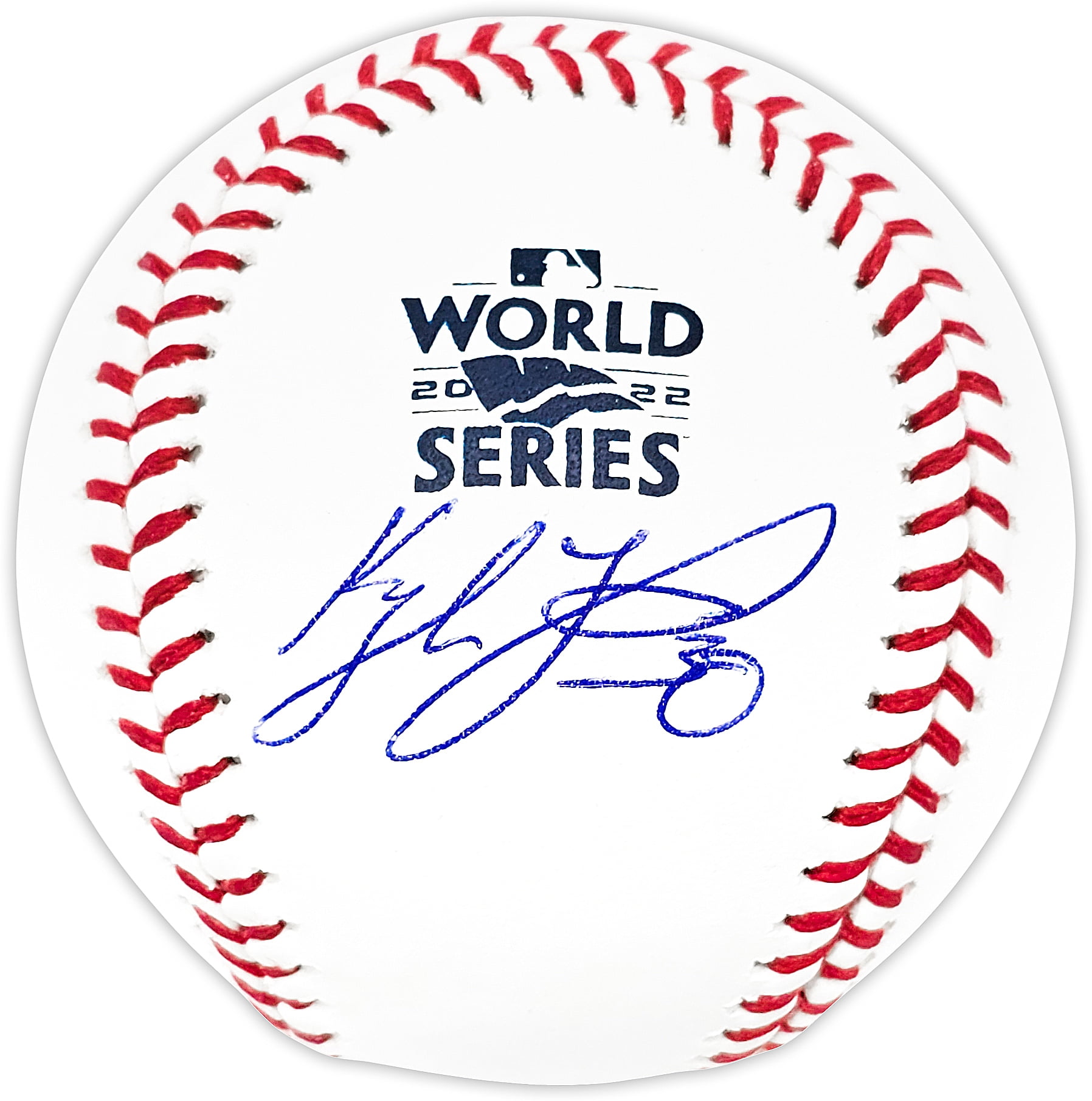 Kyle Tucker Autographed Official 2022 World Series Logo MLB Baseball ...