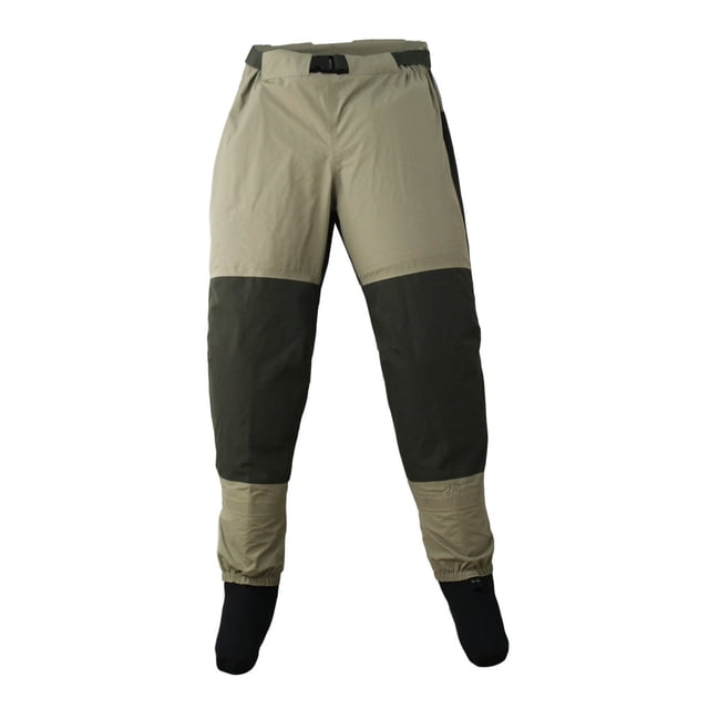 Kylebooker Breathable Waist High Pant Waders with Reinforced Knees and ...
