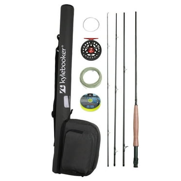 Anself 9' Fly Fishing Rod and Reel Combo with Carry Bag 20 Flies ...