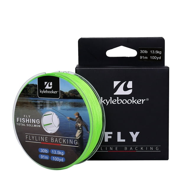 Kylebooker Fly Line Backing Line 20/30LB 100/300Yards Orange Green ...