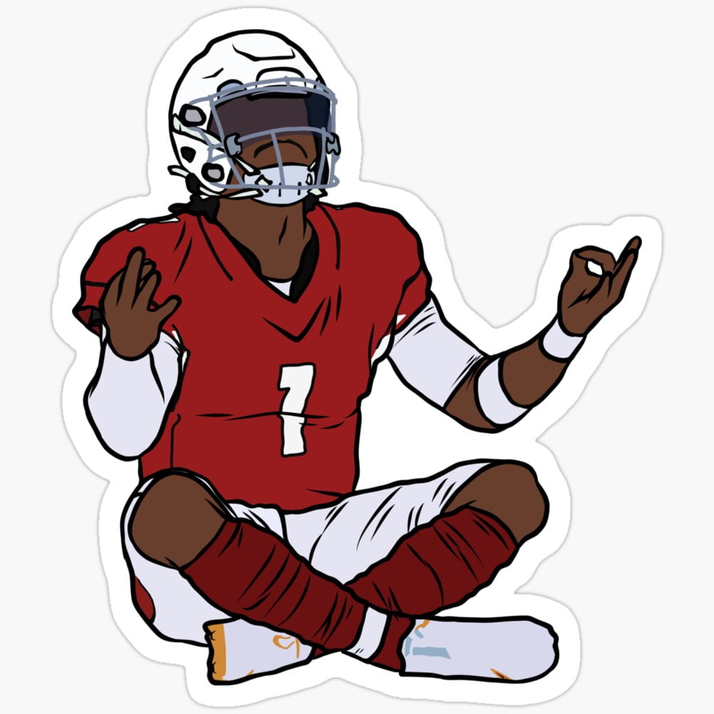 Kyler Murray Meditation Celebration Sticker Phone Decal Water Bottle ...