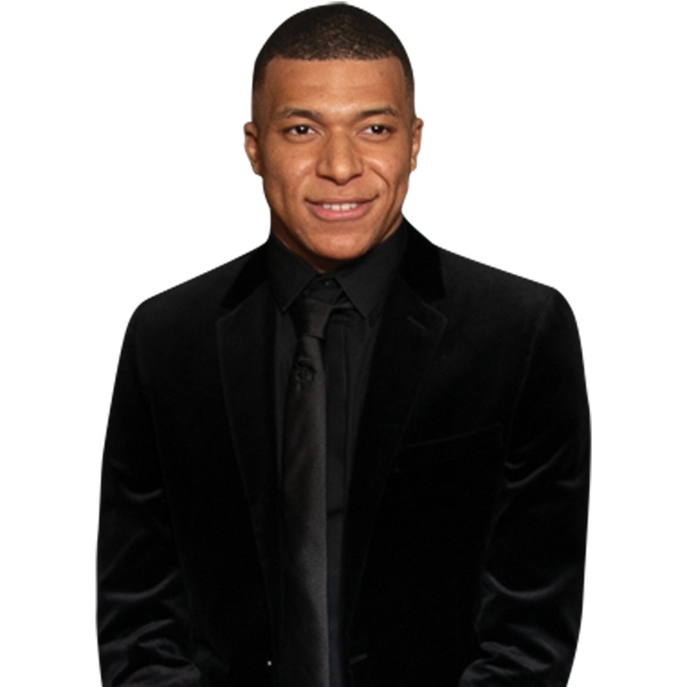 Kylian Mbappé (Suit) Half Body Buddy Cutout - Walmart.com