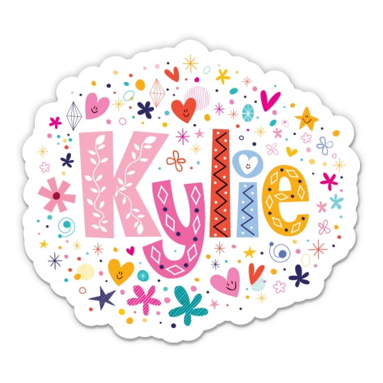 Kylie Girl Name Cute Kid Lunchbox - 8" Vinyl Sticker - For Car Laptop I ...