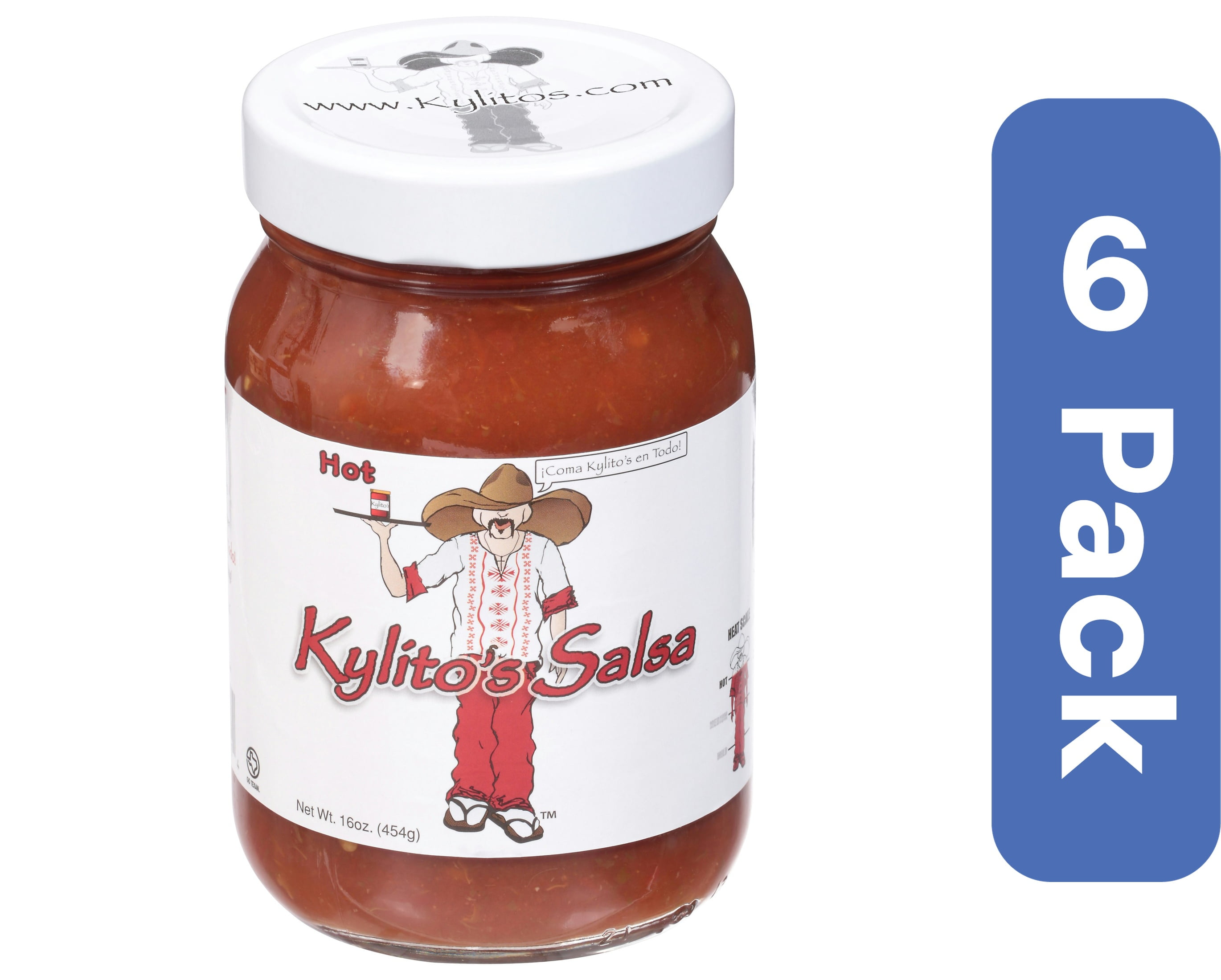 Kylitos Hot Salsa 16 oz (Pack Of 6) - Walmart.com