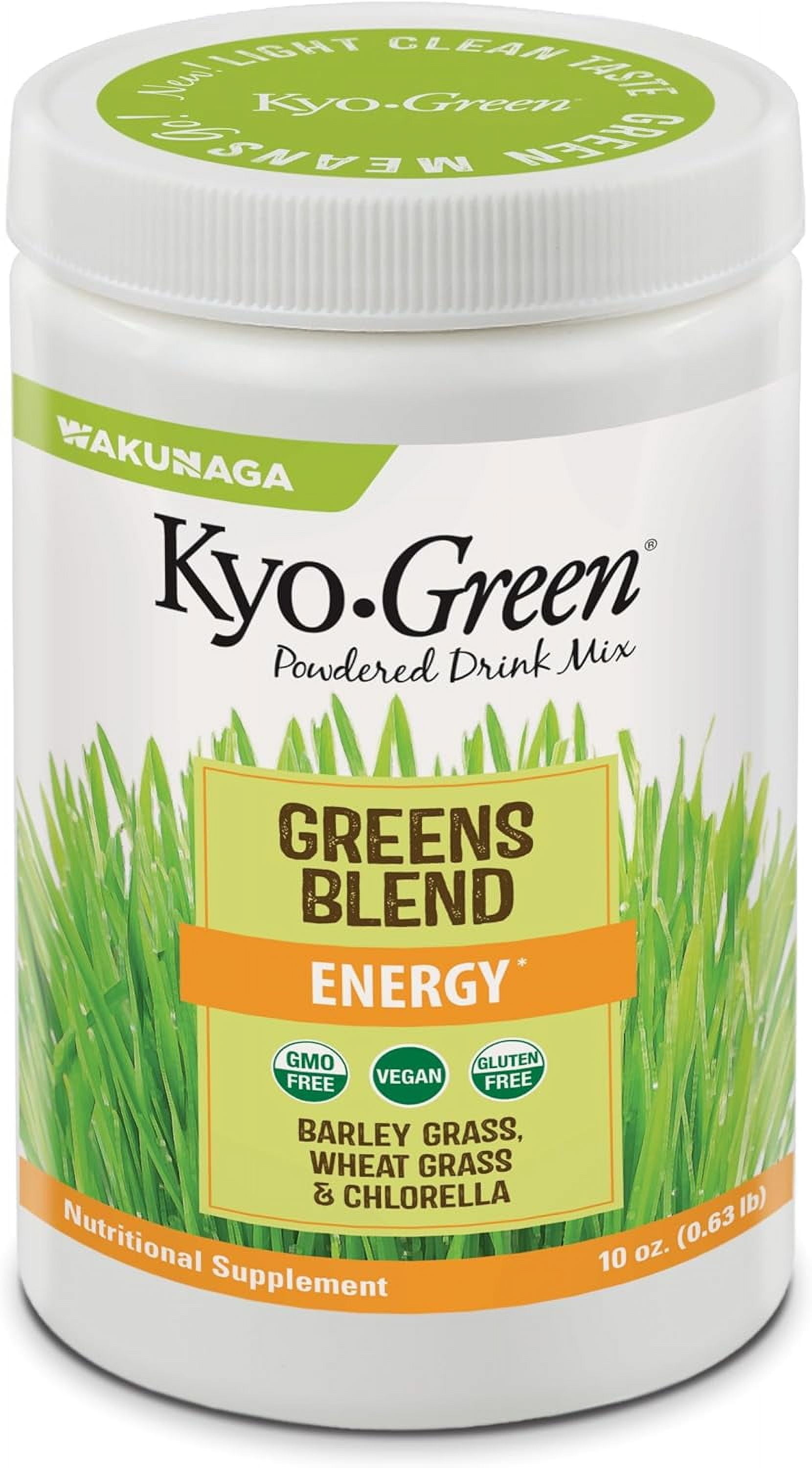 Kyo-Green Green Blends Energy Powered Drink Mix, 10 Ounce Bottle ...