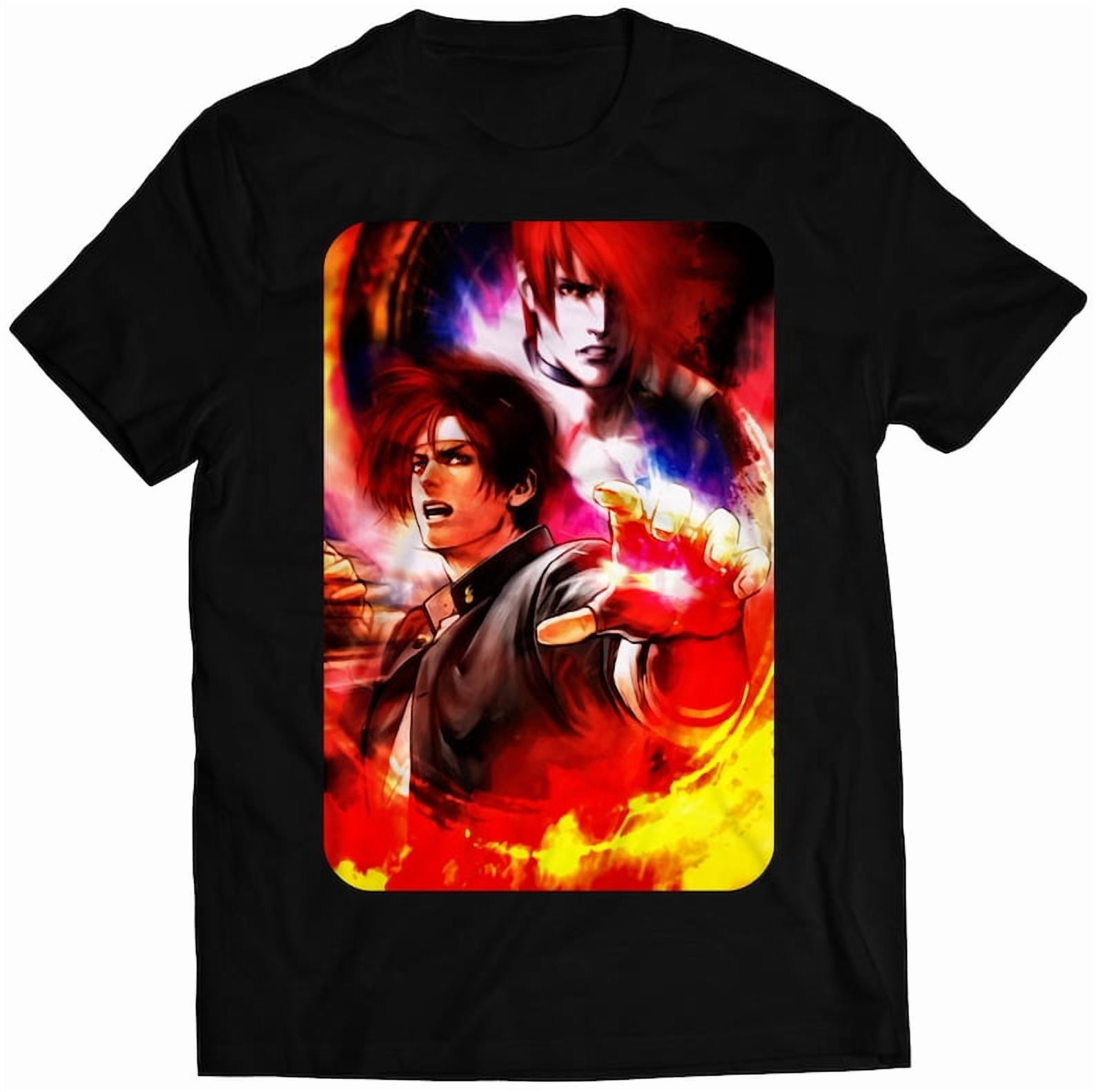 Kyo X Iori KOF98 Cover V1 Premium Unisex T shirt vectorized Design kyo-x-iori-kof98-cover-v1-premium-unisex-t-shirt-vectorized-design