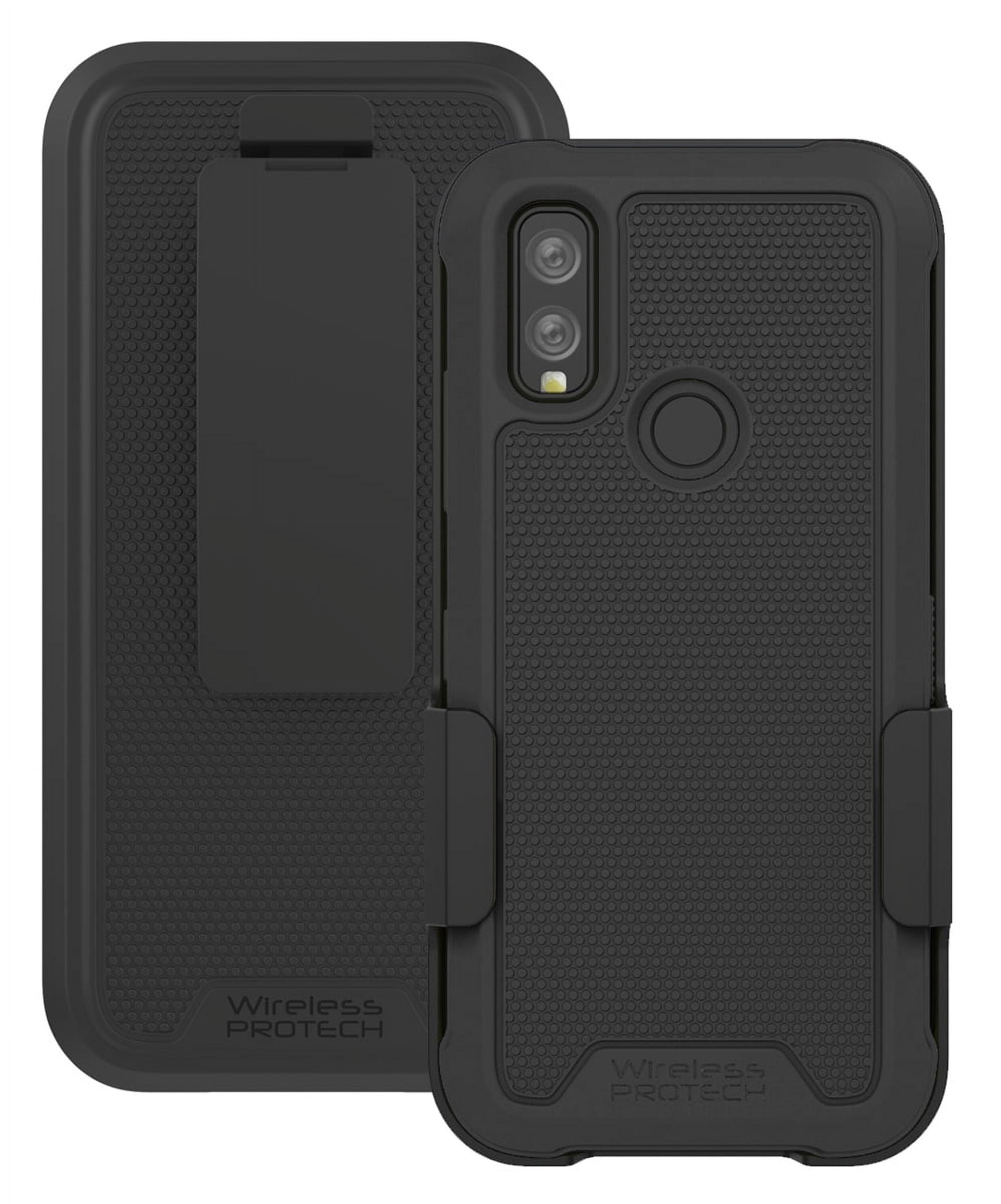 Kyocera DuraSport 5G C6930 Flexible Case and Belt Clip Holster Combo by ...