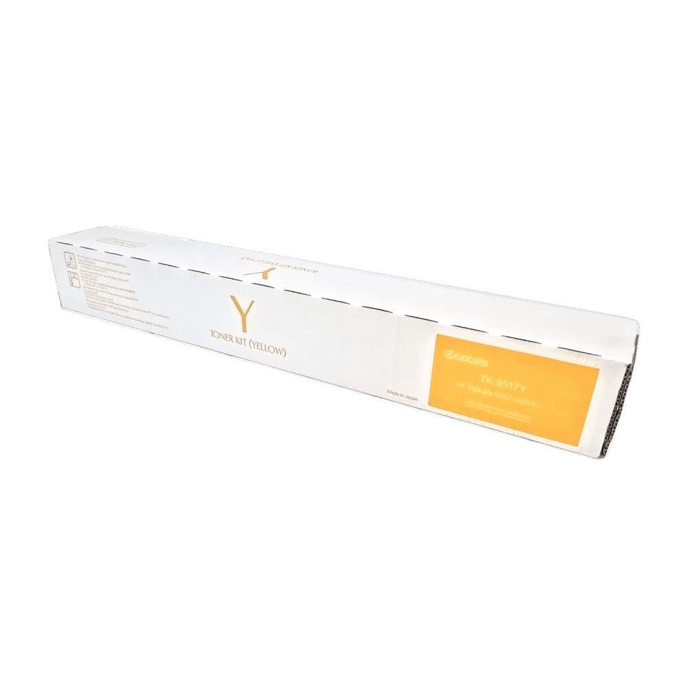 Kyocera Genuine TK-8517Y (1T02NDACS0) Yellow Toner Cartridge (20K YLD ...