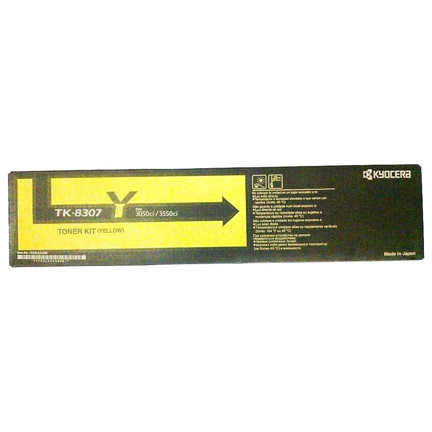 Kyocera, KYOTK8307Y, 3050/3550 Toner Cartridge, 1 Each - Walmart.com