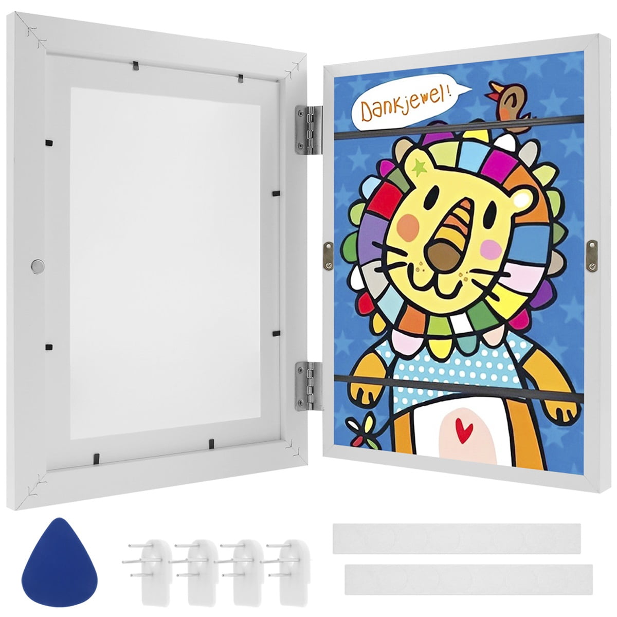 Kyoffiie Kids Art Frame - Kids Artwork Frames Changeable Display 8 x10 ...