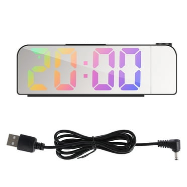 SKILCRAFT, NSN6611877, LCD Digital Display Clock, 1 Each, Silver ...