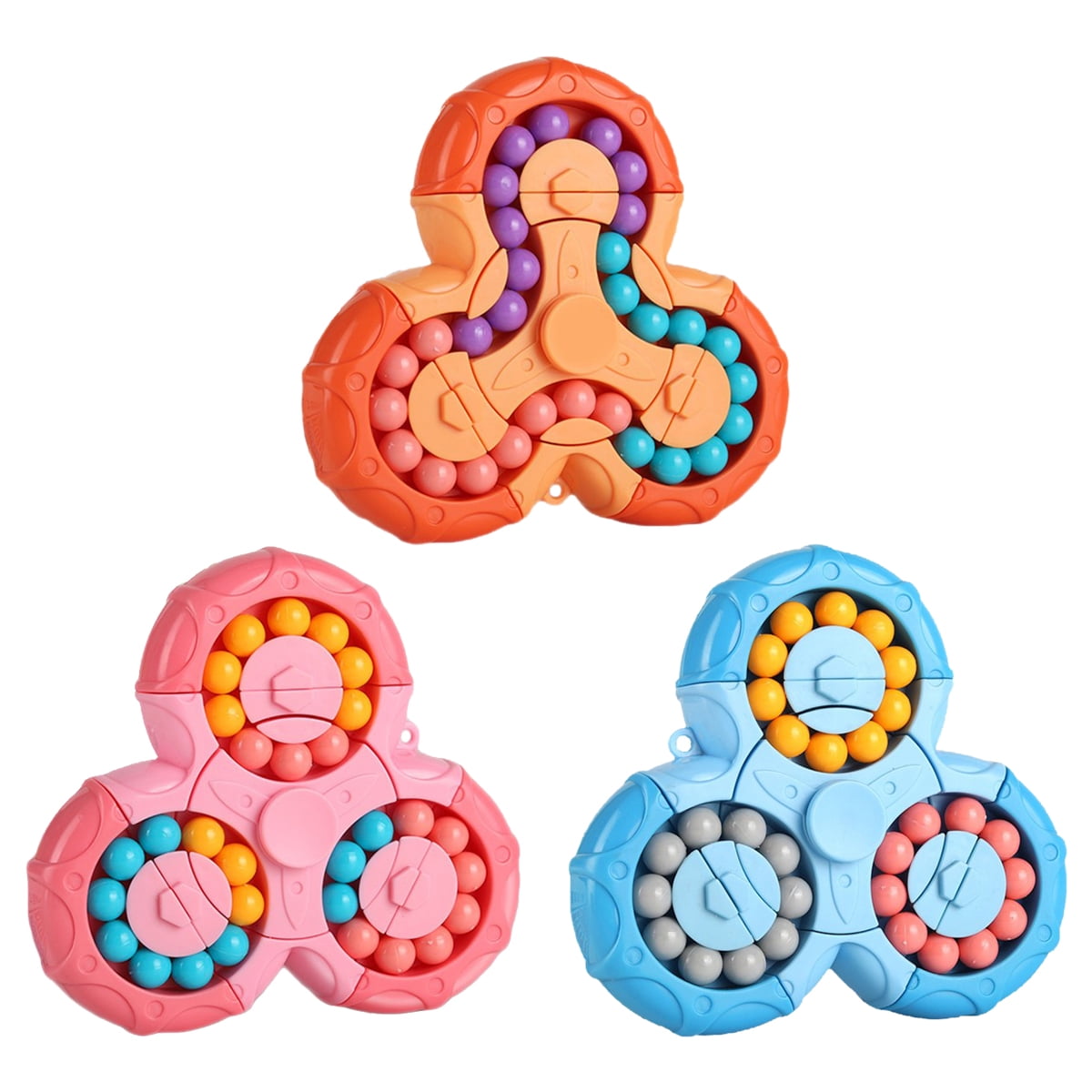 Kyoffiie Rotating Bean Cube Stress and Anxiety Relief Magic Cube ...