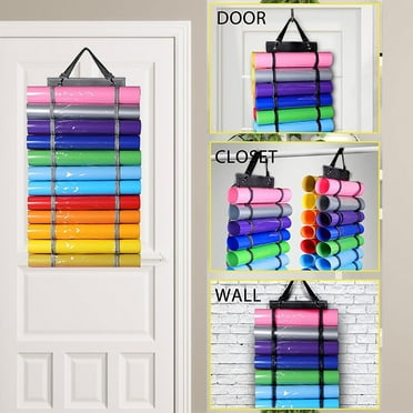 Vinyl Roll Holder with 48 Compartments, Vinyl Roll Storage Organizer ...