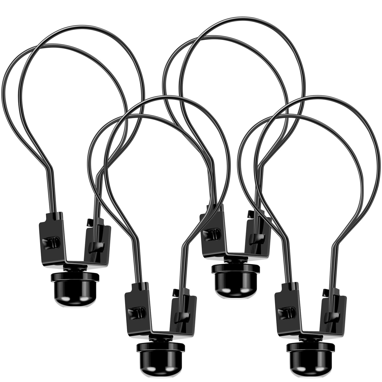 Kyoffiie The lamp Shade harp holder adapter kit, Includes Finials and ...