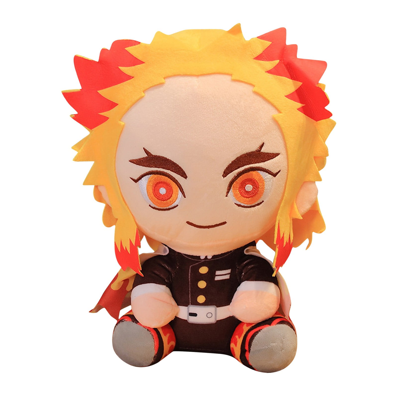 Kyojuro Rengoku 11.8" Demon Slayer Plush Toy, Anime Merchandise, Demon ...