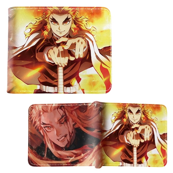 Kyojuro Rengoku Ablaze - Demon Slayer 4x5" Bi-Fold Wallet - Walmart.com